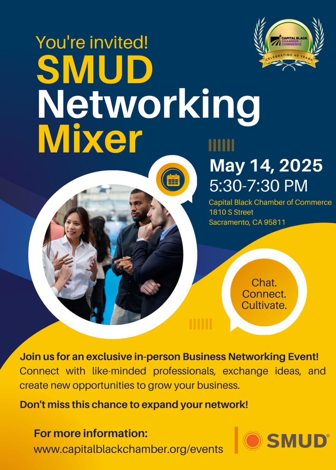 SMUD Networking Mixer – Capital Black Chamber of Commerce